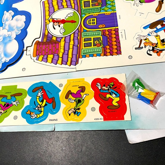 Disney | Toys | Disneys Goofy Vintage 992 Gettin Goofy 3d Board Game Mb ...